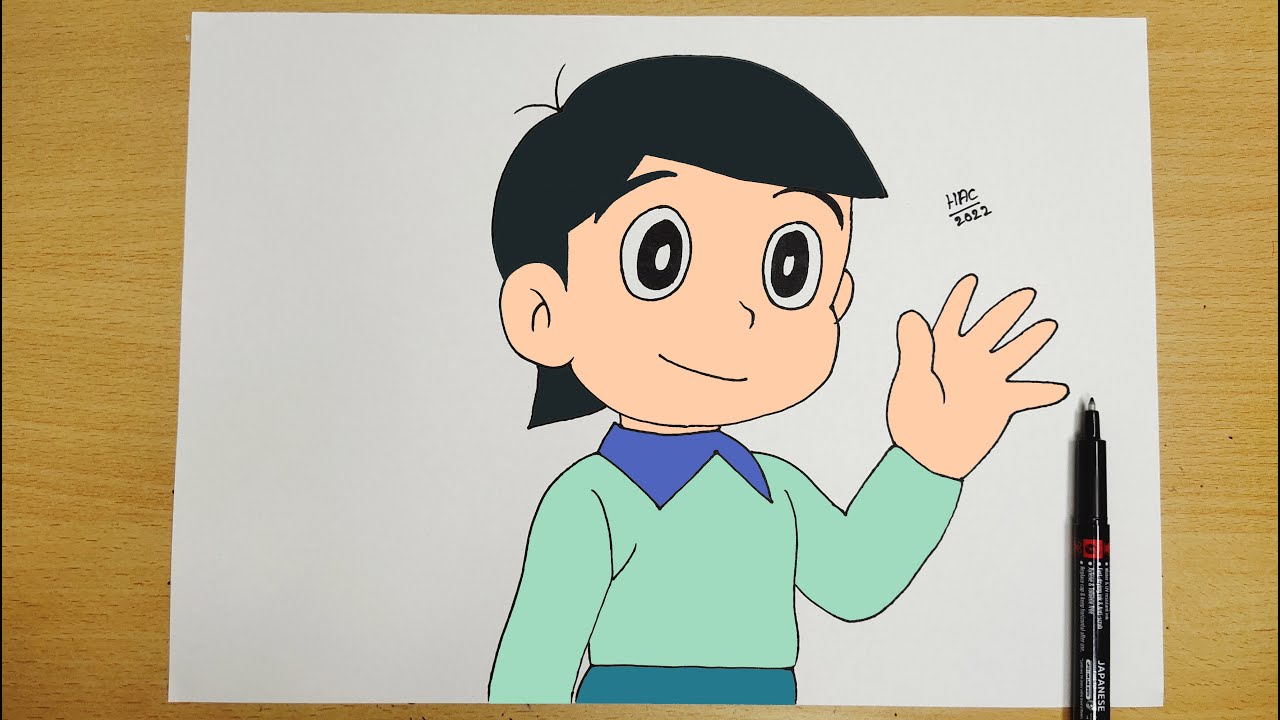 How to draw Dekisugi || Easy drawing || Doraemon - YouTube