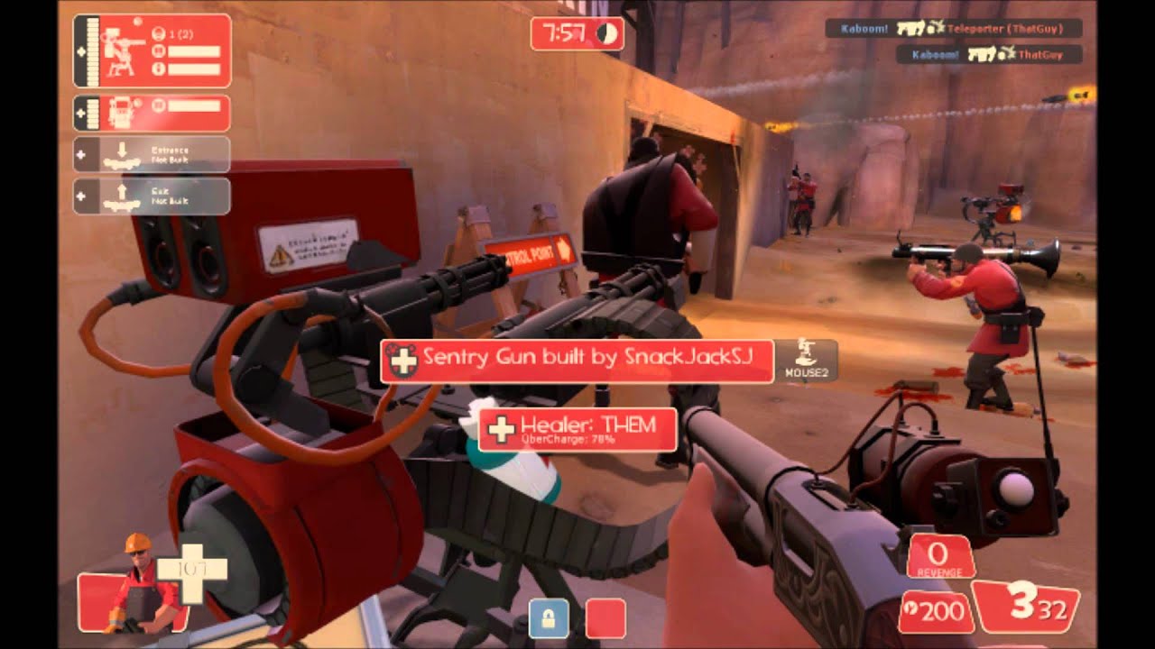 Team Fortress 2:[Attack/Defense] RED Team In Dustbowl - YouTube