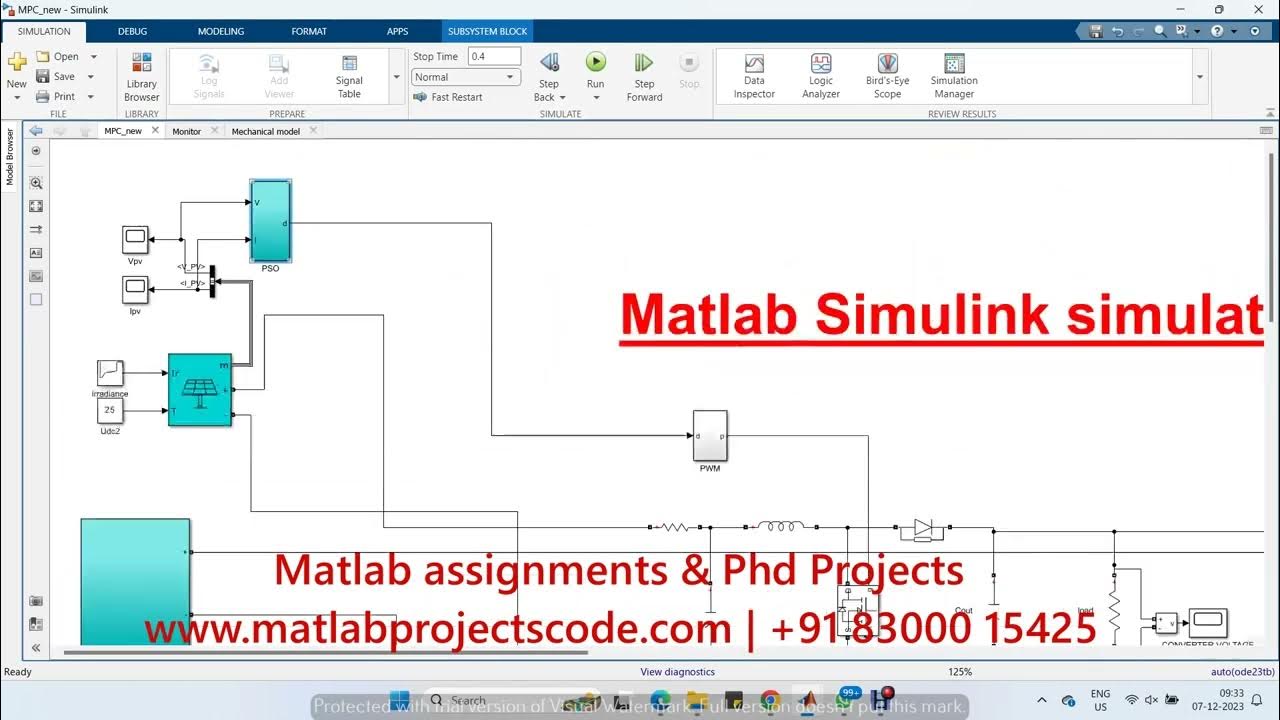 Matlab Simulink simulation of Operational Optimization in Microgrids using MPC - YouTube