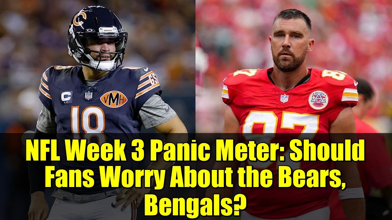 NFL Week 3 Panic Meter: Should Fans Worry About the Bears, Bengals ...