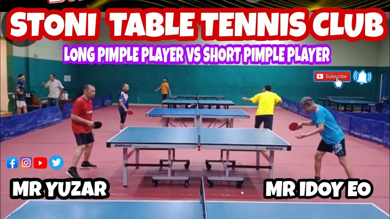 Long pips versus short pips , long pimple player versus short pimple ...