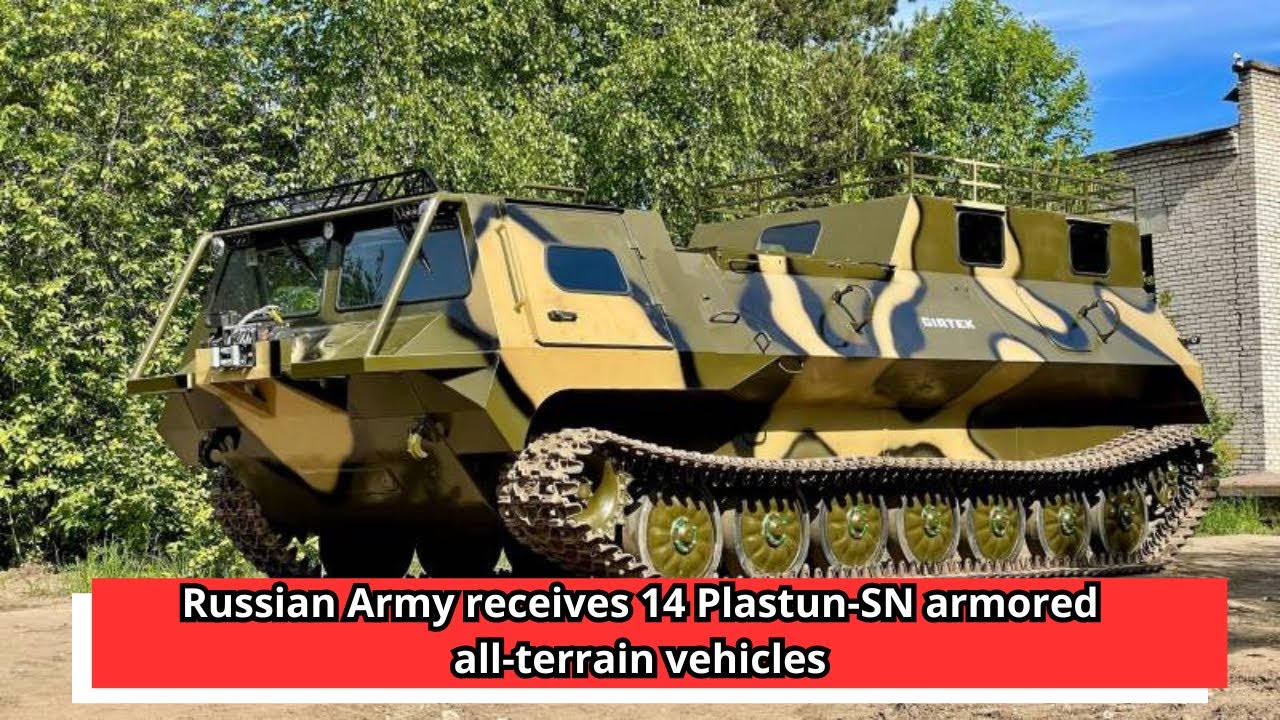 Russian Army receives 14 Plastun SN armored all terrain vehicles - YouTube