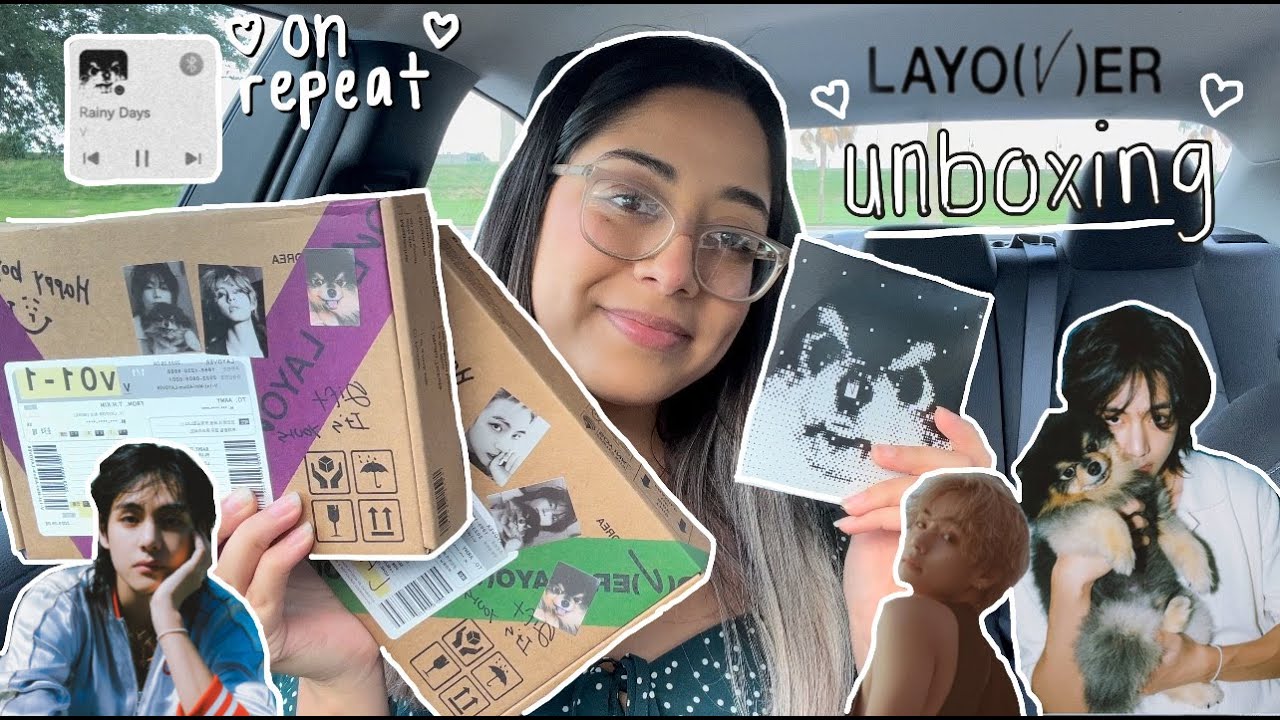 Unboxing V Layover Album ♡ - YouTube