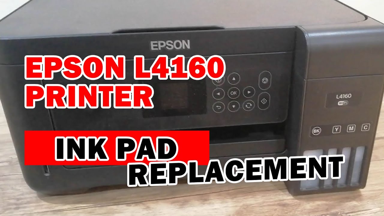 EPSON L4160 INKPAD REPLACEMENT | PRINTER INK LEAK | SIR MELL TV - YouTube