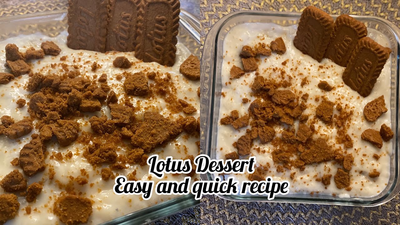 Lotus Biscoff pudding | No bake lotus Biscoff pudding | Biscoff pudding ...