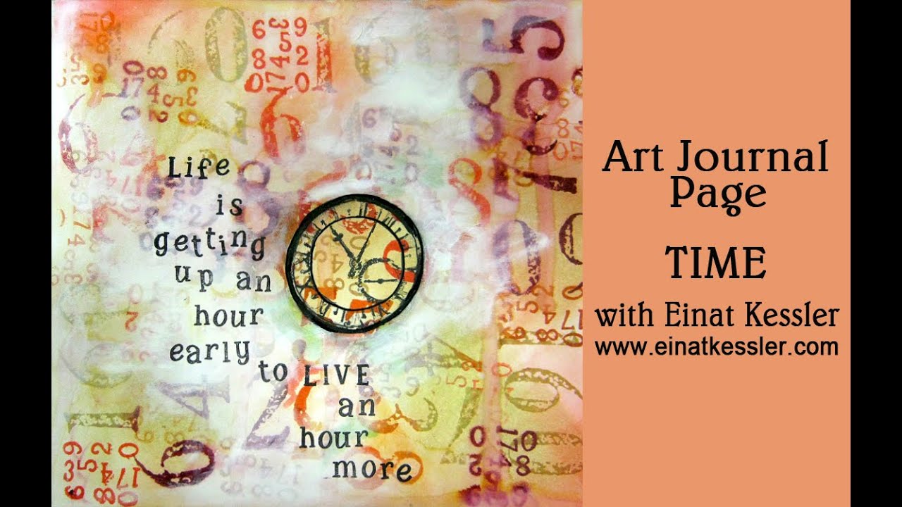 Art Journal Page: Time - YouTube