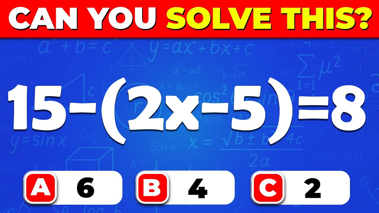 Grade 8 Math Quiz | Subtraction Challenge – Can You Beat This Test ...