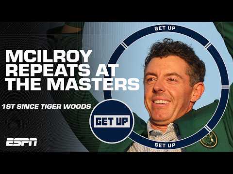 Rory McIlroy REPEATS in Augusta for the 4th time in Masters history 😤 | Get Up