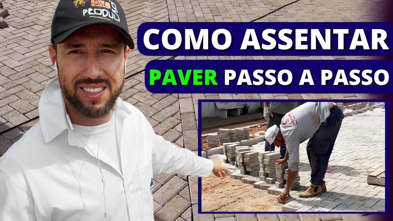Como assentar paver passo a passo - YouTube