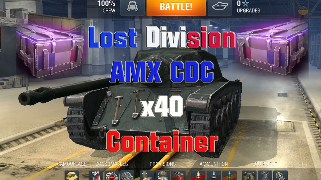 AMX CDC - Open x40 Container | WOT Blitz | WG Know how to play with my ...