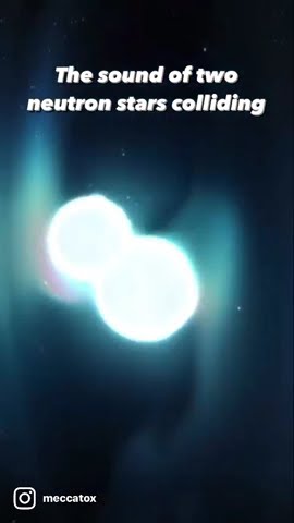 What two Neutron Stars colliding would sound like, SOUND UP#shorts ...