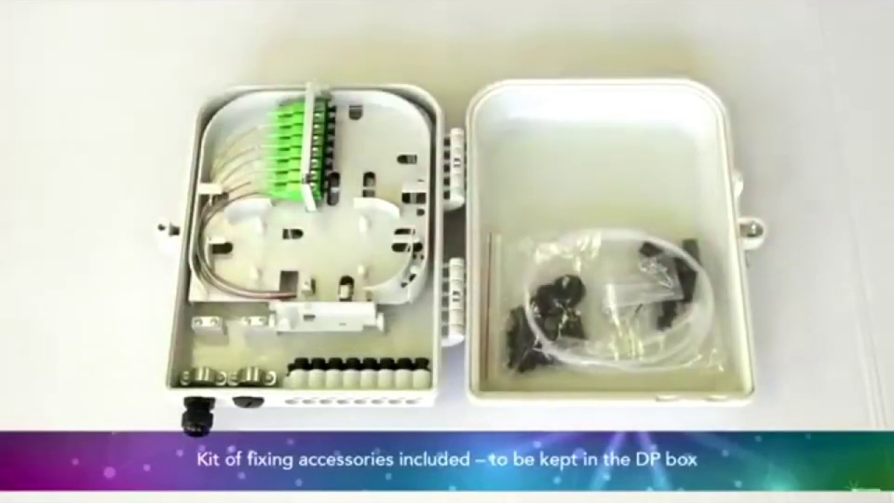 FTTH 72 cores Metal Outdoor Fiber Optics Splitter Cable Termination Box ...