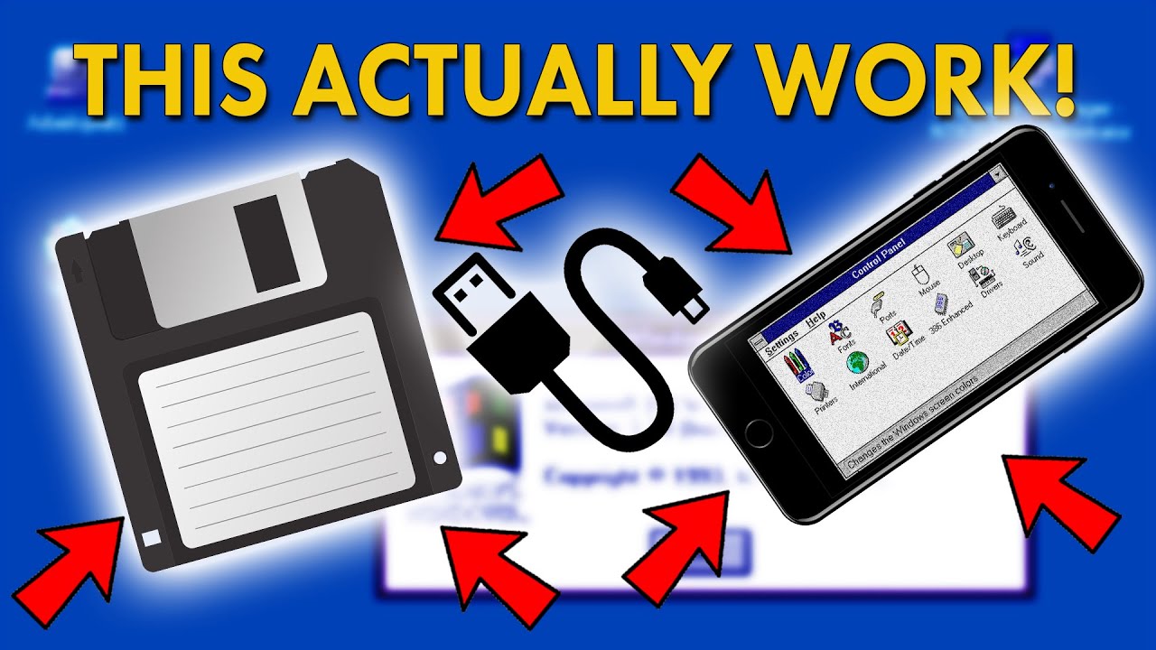 Around the Internet: Floppy Disks in an IPHONE?!?! - YouTube