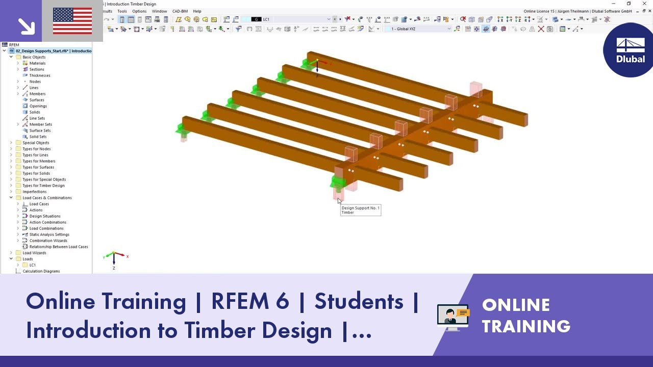 Online Training | RFEM 6 | Students | Introduction to Timber Design | 25.11.2022 - YouTube