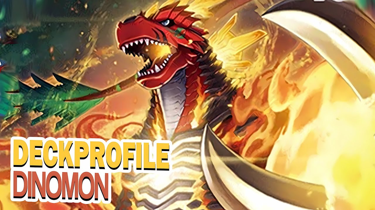 DINOMON (TYRANNOMON) DECK PROFILE | CHAIN OF LIBERATOR (EX08) – DIGIMON ...