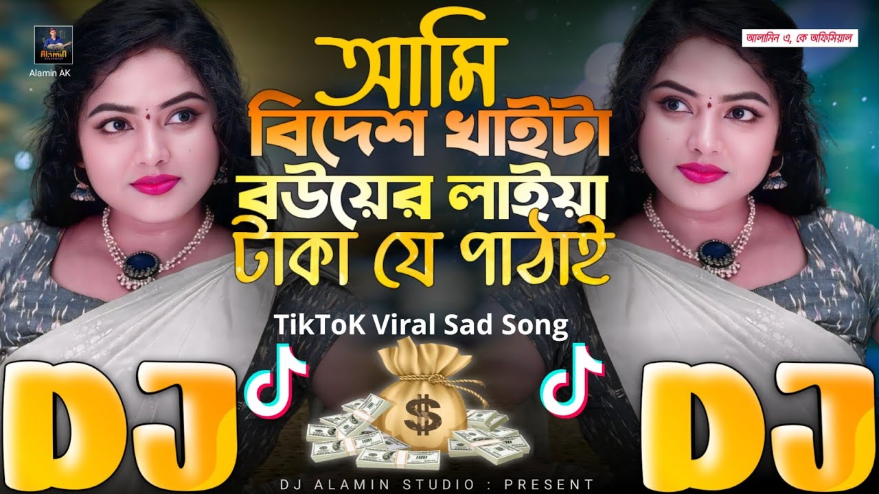 আমি বিদেশ খাইটা বউয়ের লাইগা | TIKTOK Viral New Dj Gan 🔥 Ami Bidesh ...