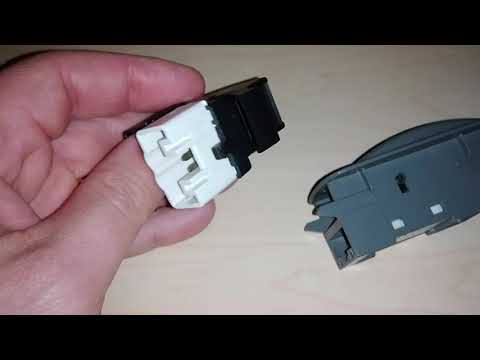 Tacoma rear window switch replacement - YouTube