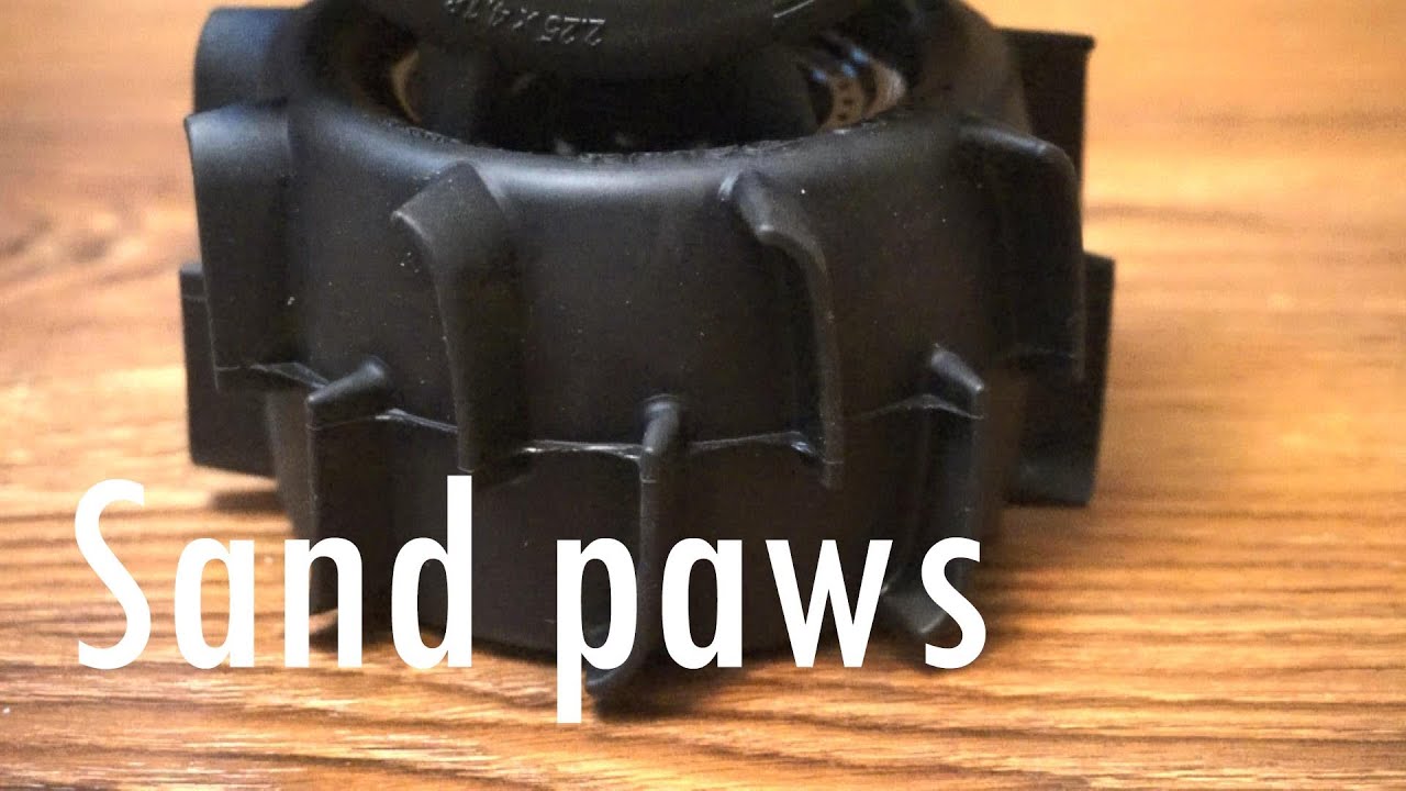 Sand paws 2.2 tires for RC cars - YouTube