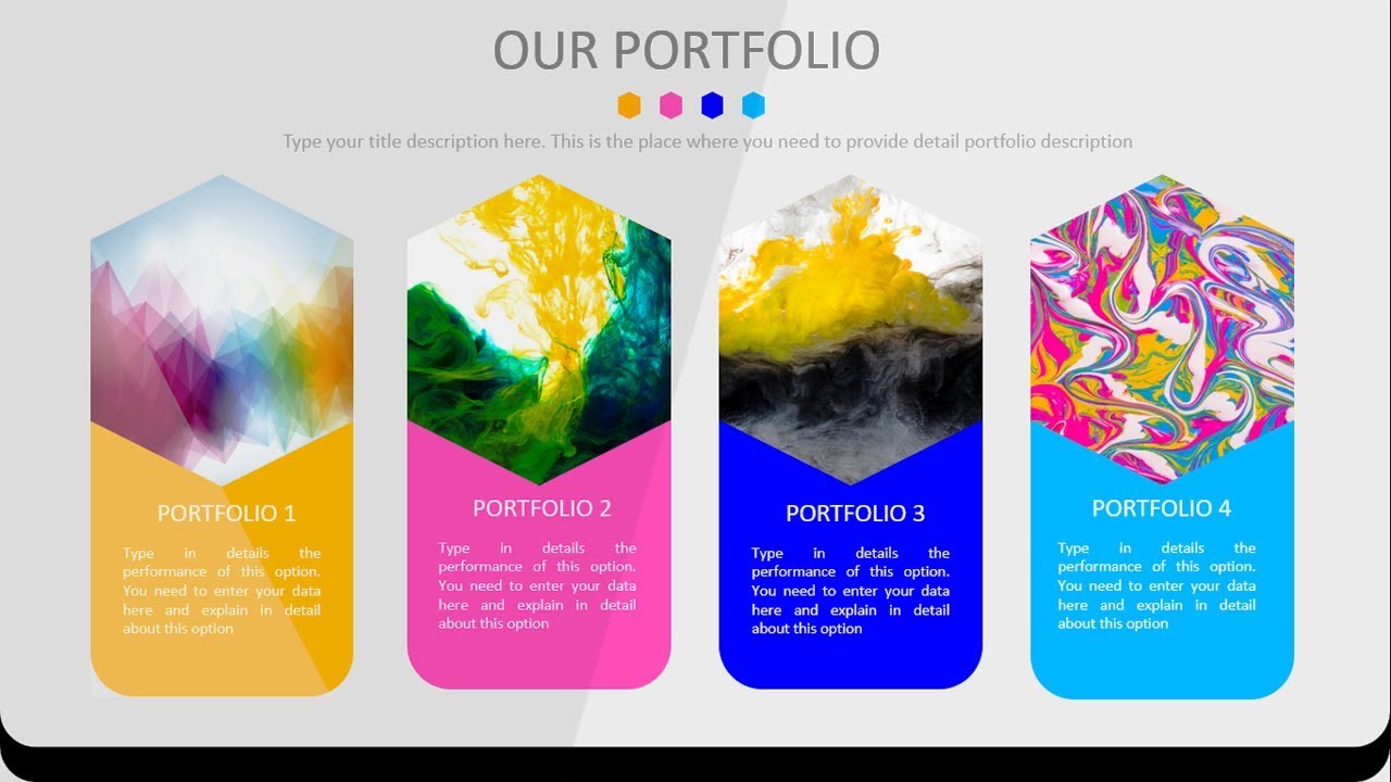 Portfolio slide in PowerPoint - YouTube