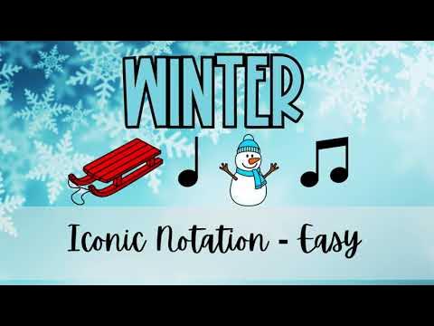 Winter Iconic Notation Rhythms -Easy - YouTube