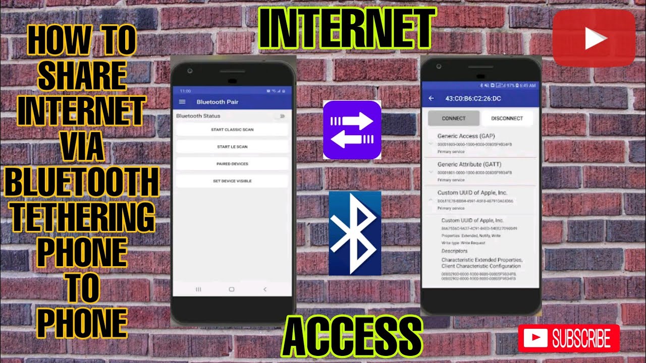 HOW TO SHARE INTERNET VIA BLUETOOTH TETHERING PHONE TO PHONE { RUEL-TV ...