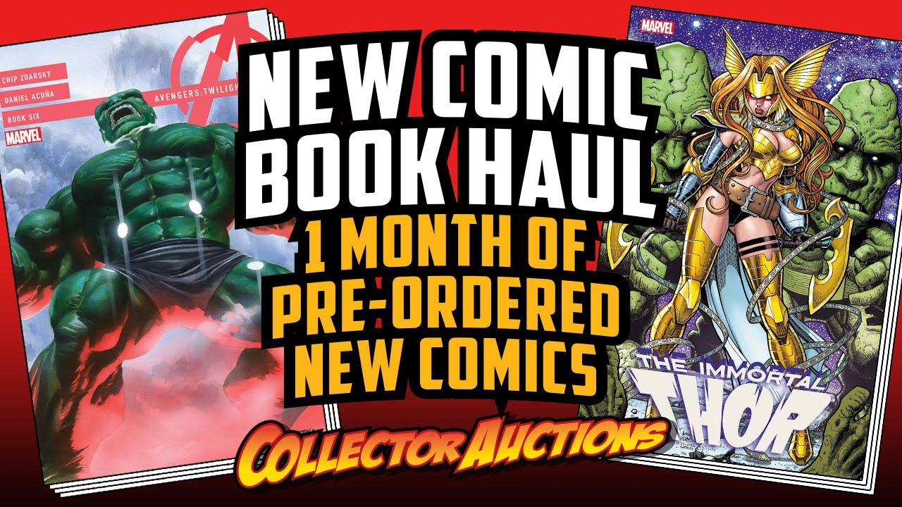 New Comic Book Haul - 1 Month of Pre-Ordered New Comics: Ep. 333 - YouTube