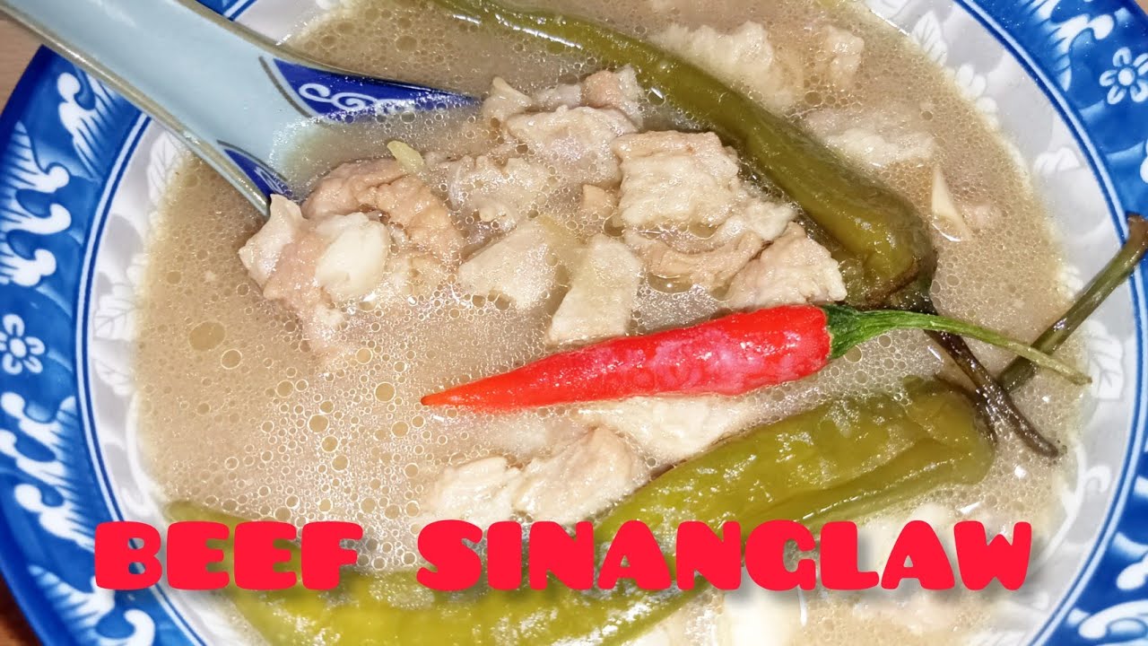 BEEF SINANGLAW ll BEEF SOUP II SIMPLE AND EASY WAY - YouTube