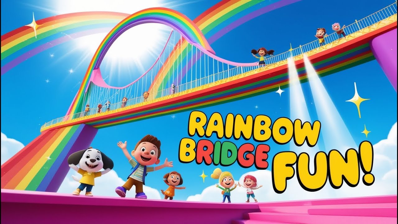Rainbow Bridge is Rising High - Fun Kids Song! - YouTube