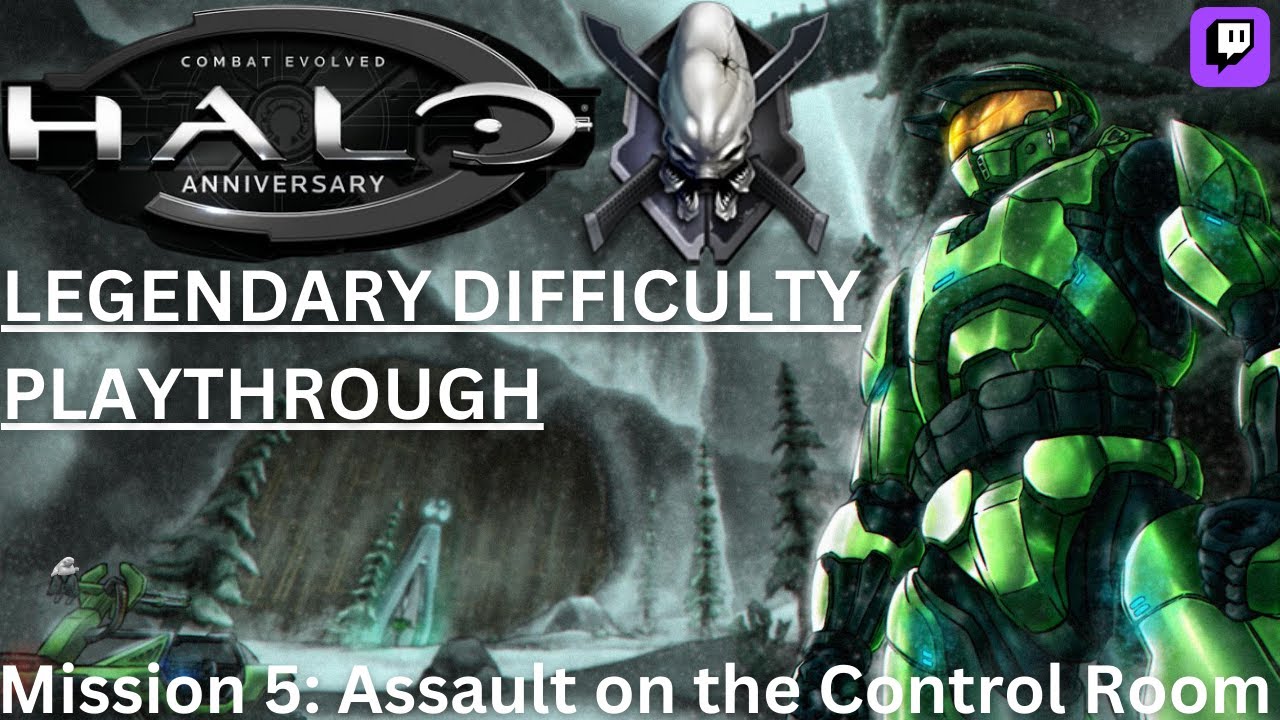 HALO CE LEGENDARY DIFFICULTY PLAYTHROUGH (MCC) MISSION 5: ASSAULT ON ...
