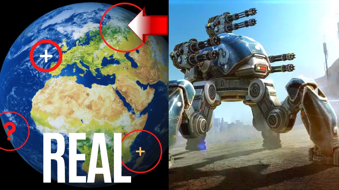 War Robots Universe and lore: Real locations of some War Robots maps ...