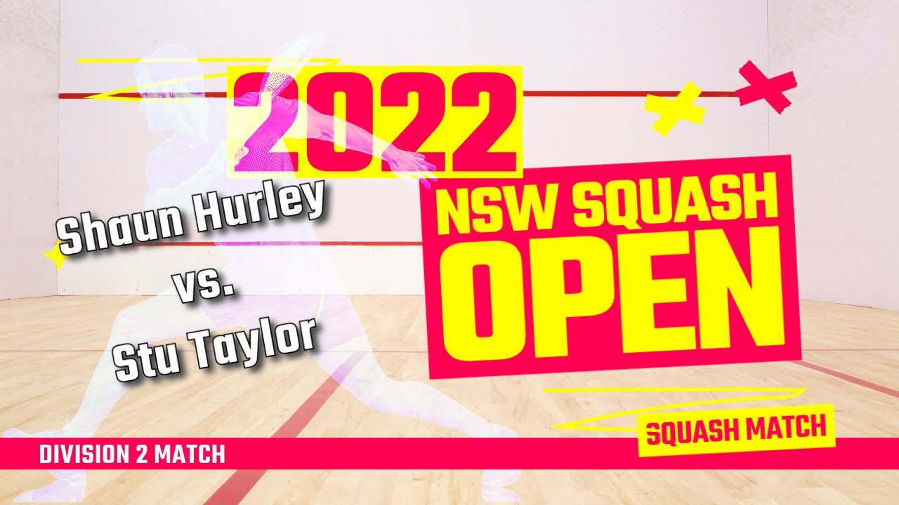 Squash Match from the NSW Squash Open 2022 | Shaun H vs. Stu T - YouTube