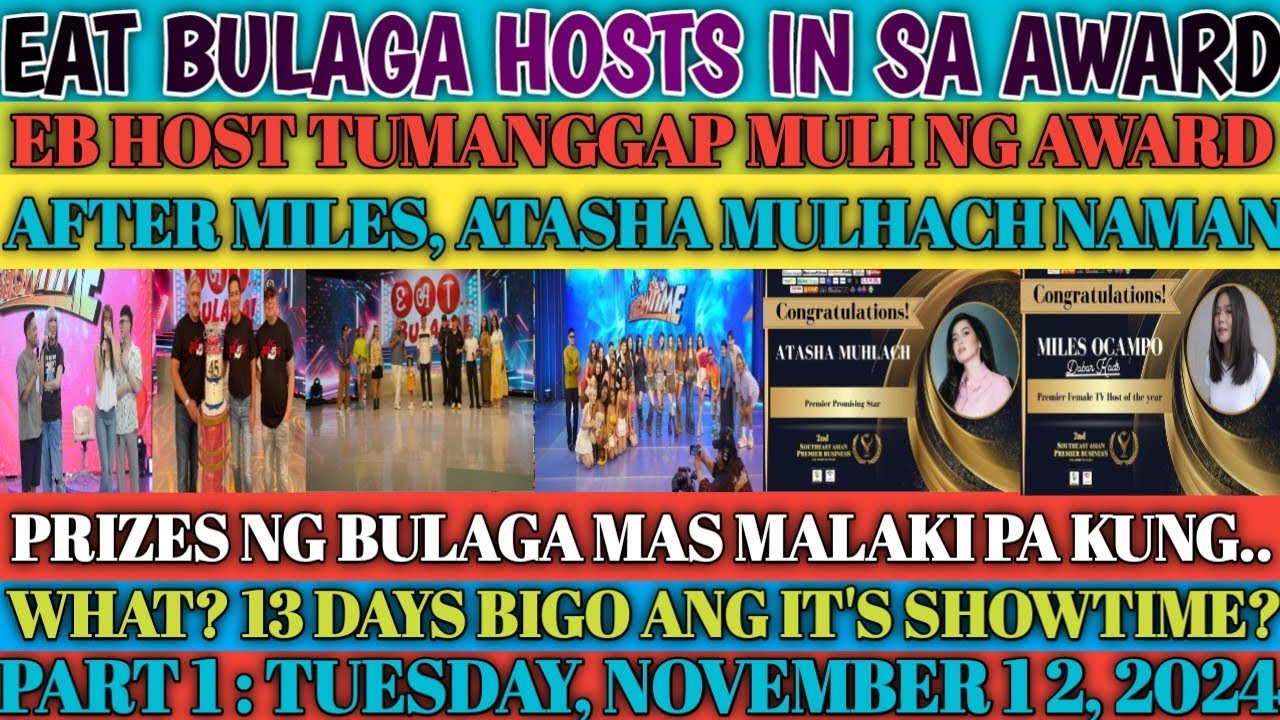 EAT BULAGA HOSTS IN - DEMAND SA AWARD, PRIZES NG BULAGA MAS MATAAS PA ...