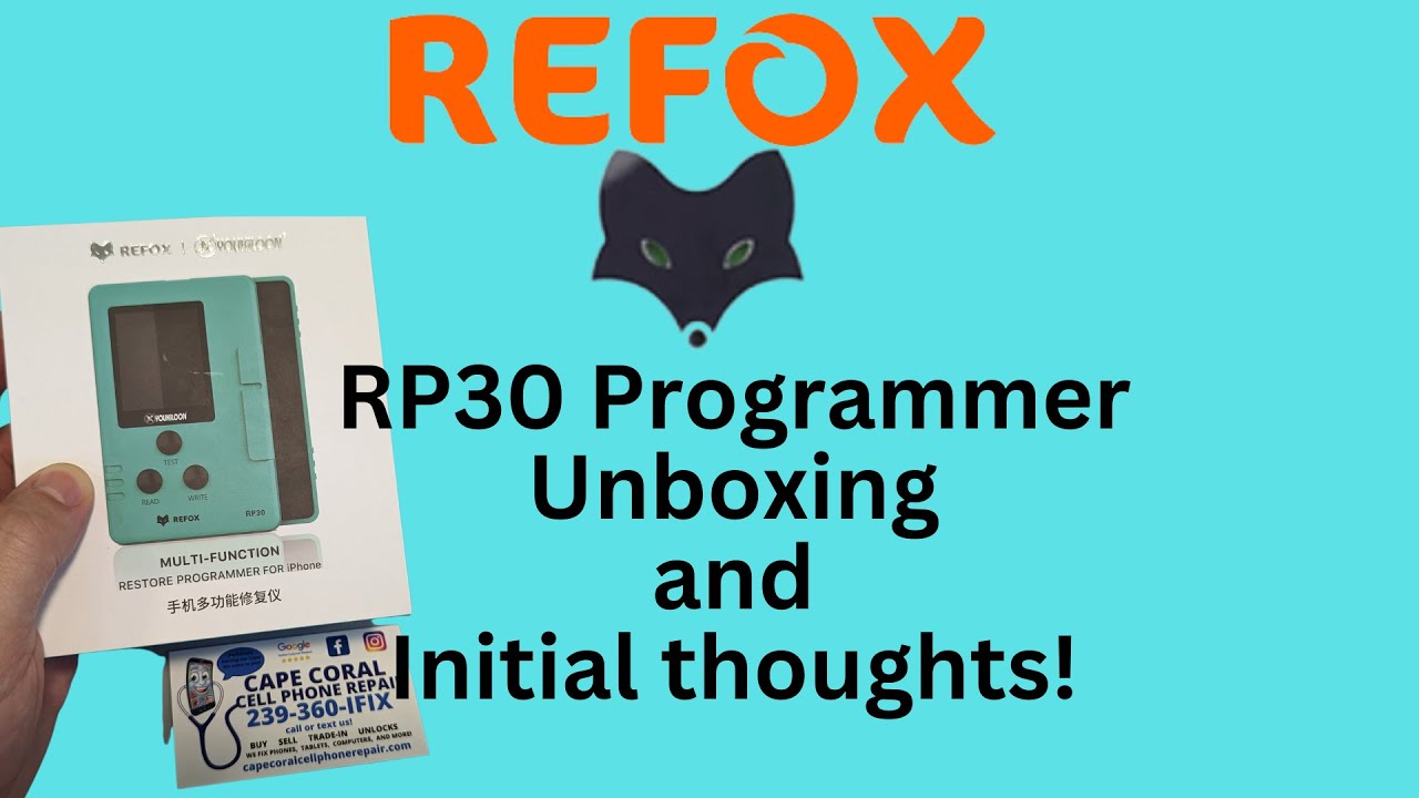 Rewa ReFox RP30 programmer BMS unboxing and initial thoughts #Rewa # ...