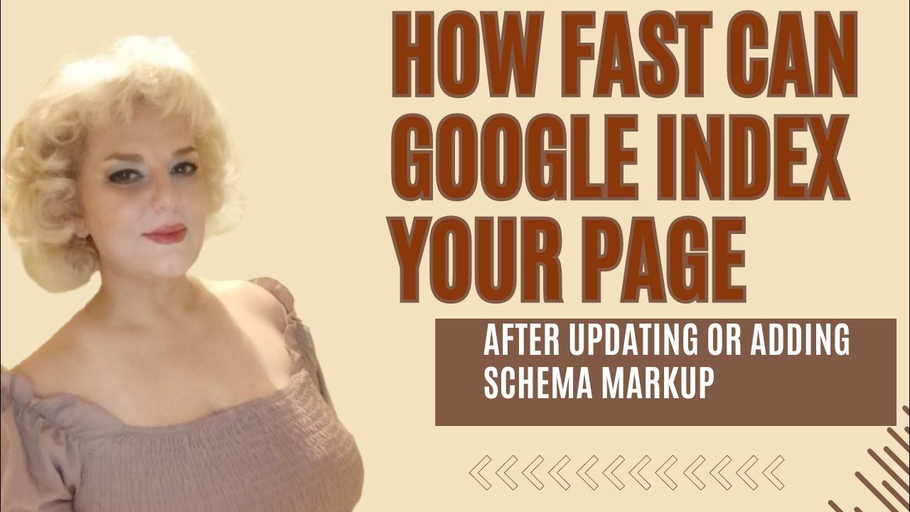 How Fast Can Google index Your Page 🙂 SEO Lady - YouTube