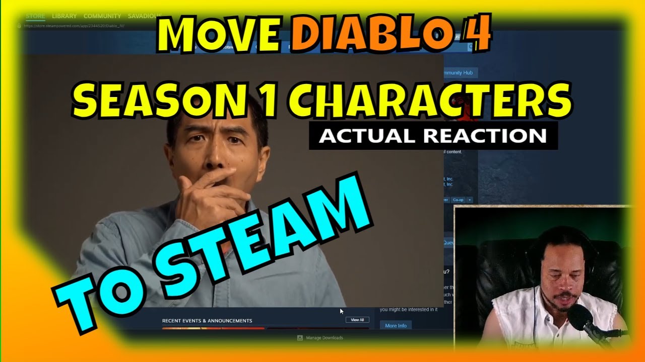 How To Move Diablo 4 Season 1 Account To Steam - YouTube
