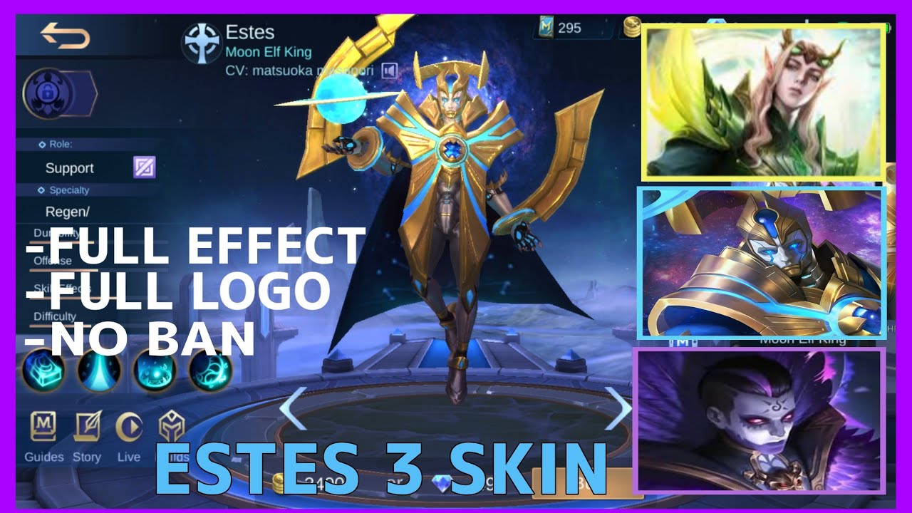 NEW ESTES ALL SKIN SCRIPT FULL EFFECT + LOGO - YouTube