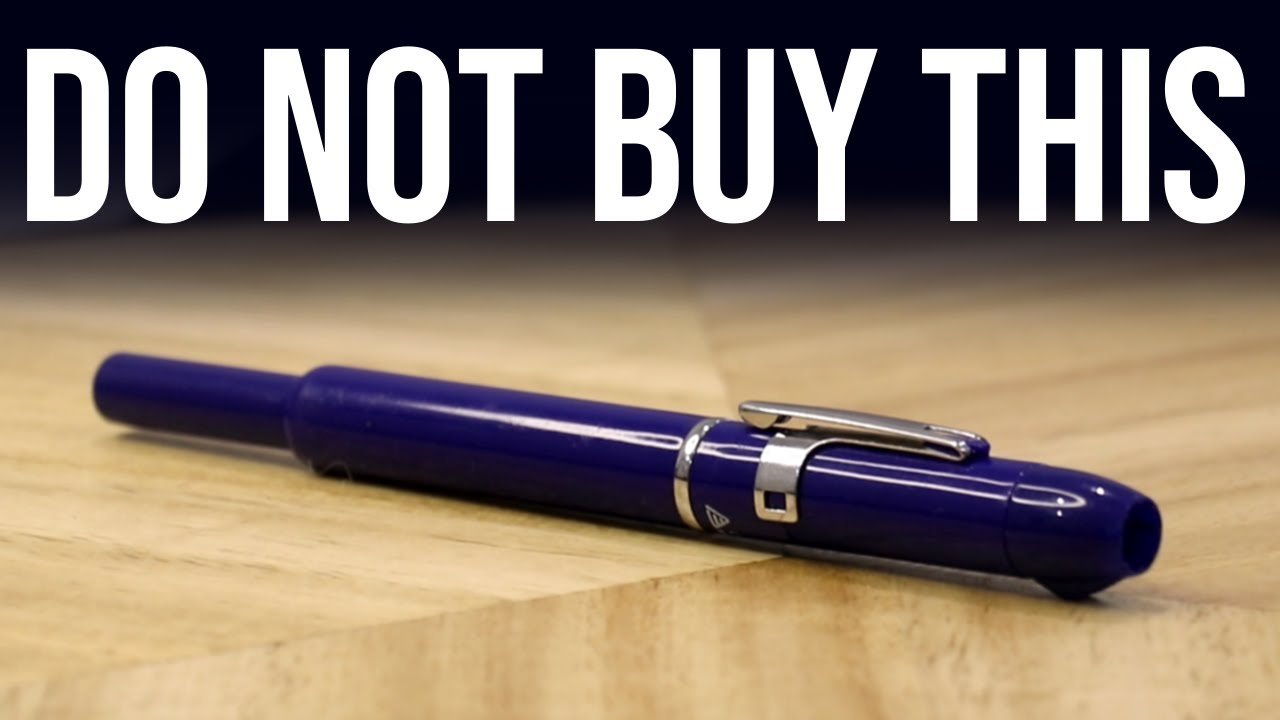 One of the Worst Fountain Pens I have Bought - Lanbitou 3088 - YouTube