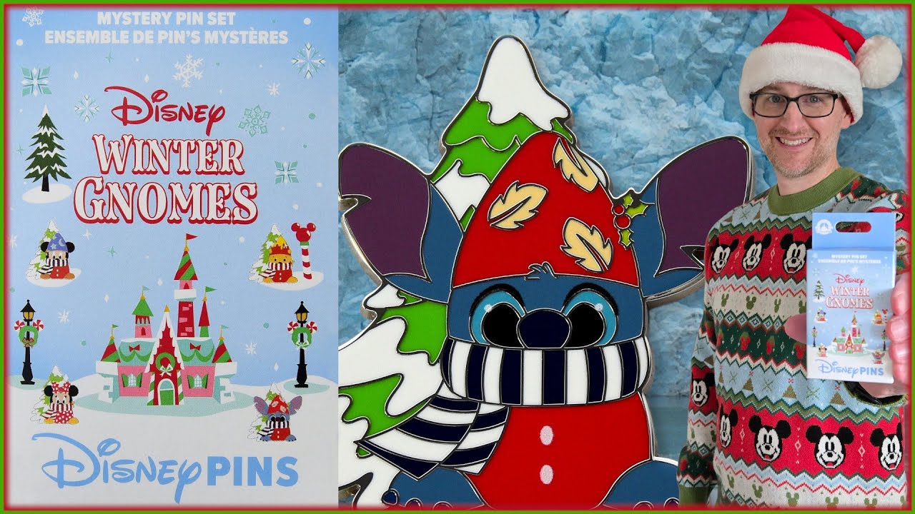 Disney Winter Gnomes | Disney Pin Unboxing - YouTube