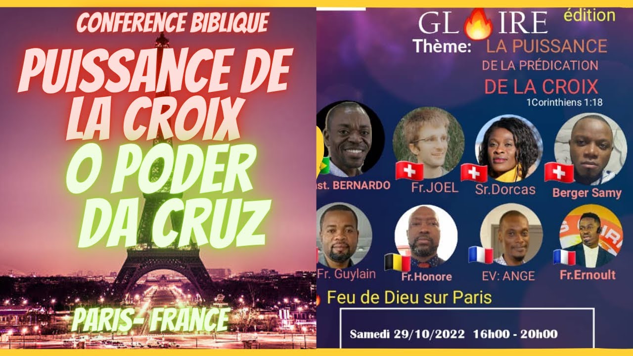 O PODER DA CRUZ( LA PUISSANCE DE LA CROIX) CONFERÊNCIA BÍBLICA PARIS ...