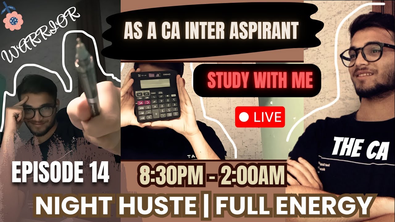 Late Night Study Grind 😤📚 | Hustle with Me for Jan '26 Attempt | CA ...