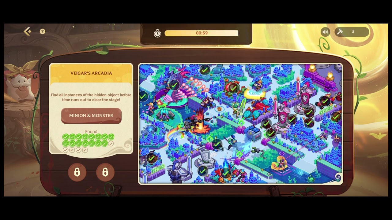 Stage 5: Finding Veigar's Arcadia Minions and Monsters | Poppy's April ...