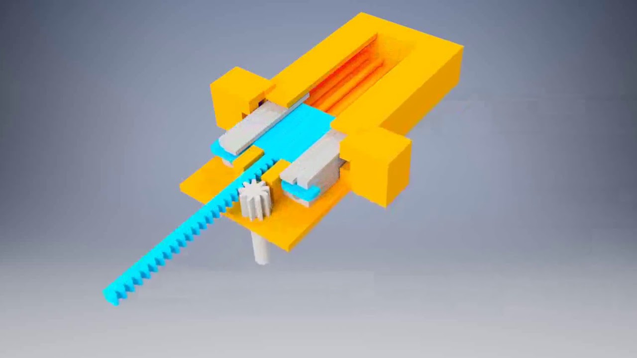 Initial Design of Level Actuated Spring Support Mechanism - YouTube