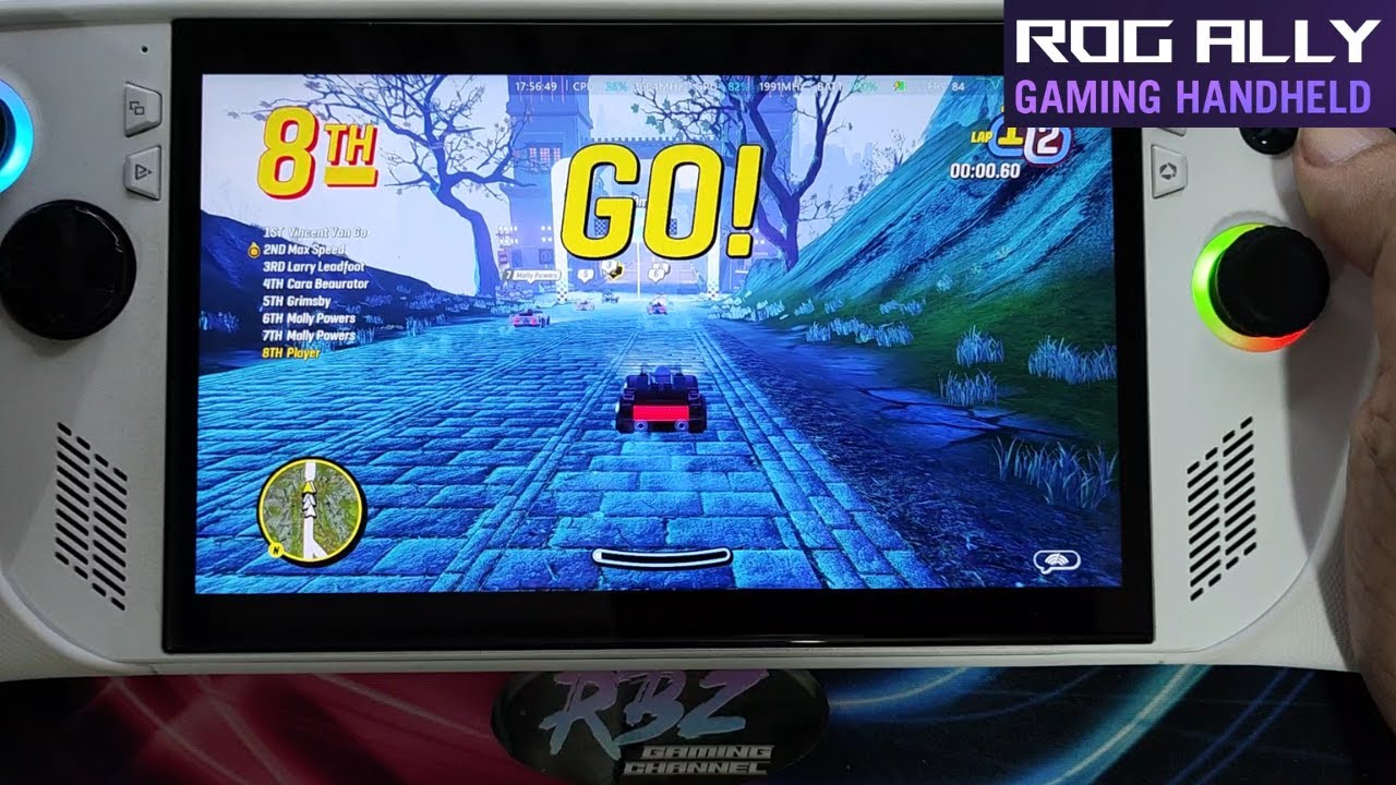 Lego 2K Drive Rog Ally Gameplay and Settings 1080p 60 fps - YouTube