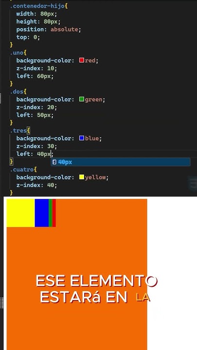 Propiedades CSS: z-index. #html #htmlcss #desarrolloweb #estilo #style - YouTube