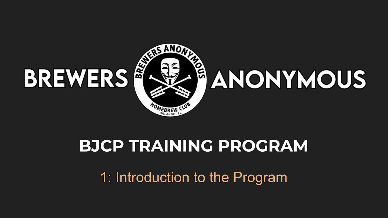 BJCP Training - Introduction - YouTube