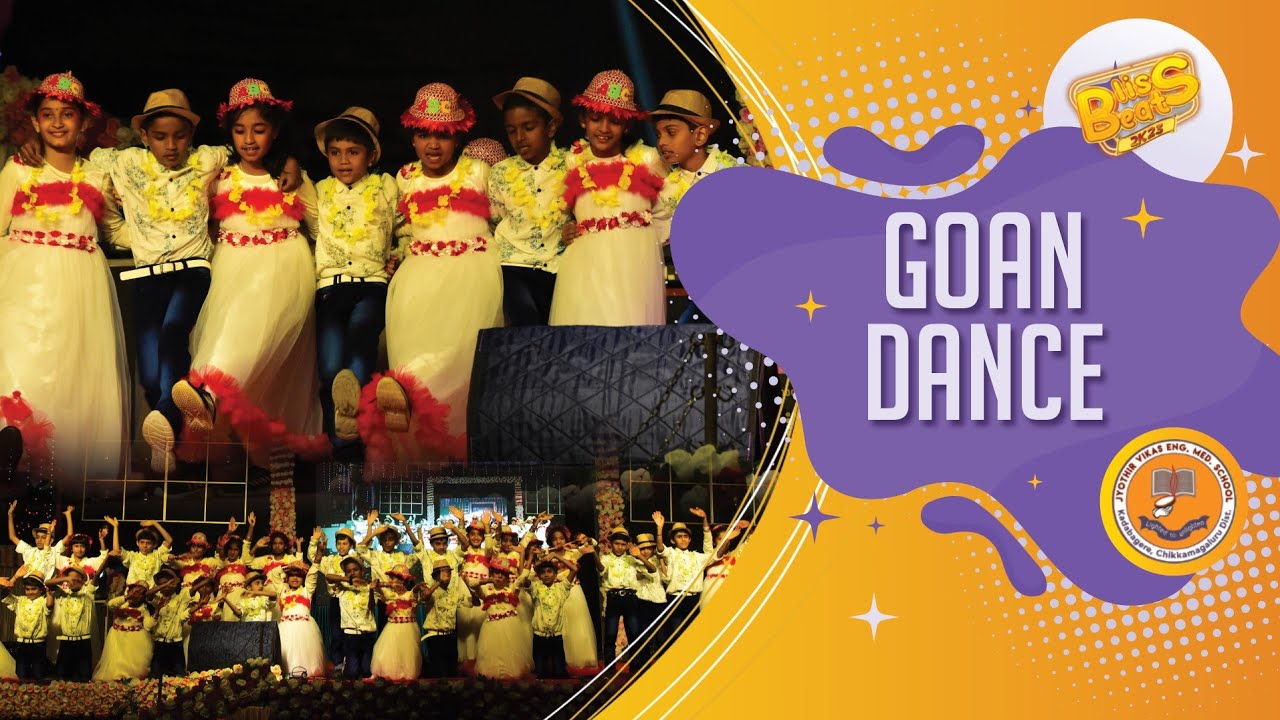 GOAN DANCE | BLISS BEATS 2K23 | JYOTHIR VIKAS SCHOOL - YouTube