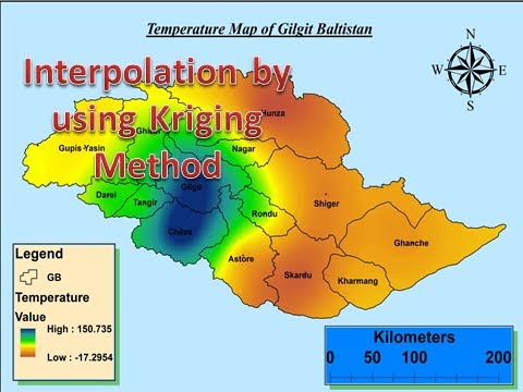 Temperature mapping by using worldclim data in Arcgis.. - YouTube