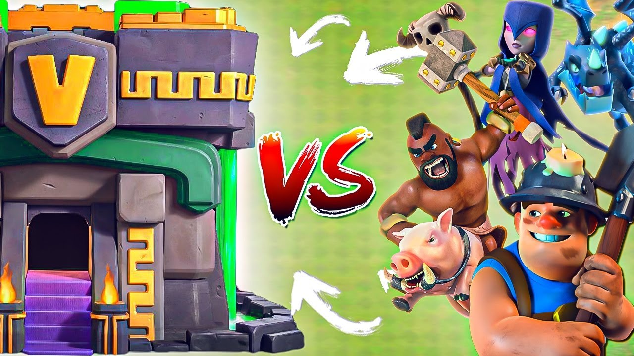 Max TH14 Base vs Max TH14 Attacks - YouTube