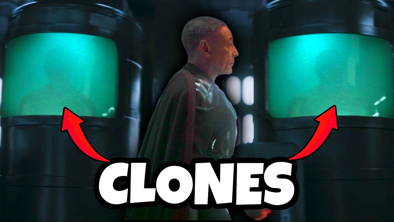 What Is Moff Gideon HIDING In These TANKS!!? (his clones!) - YouTube