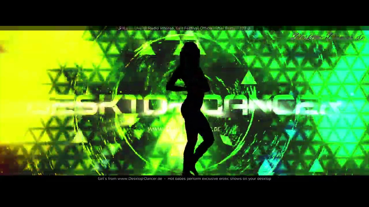 Melodic Techno & Progressive House DJ Mix Desktop Dancer Silhouette ...